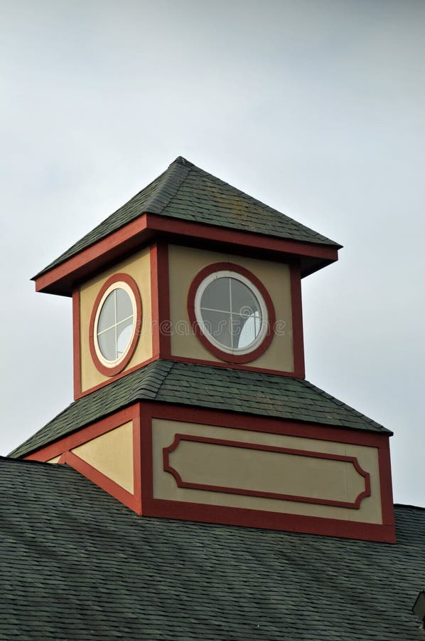 Cupola with round windows stock image. Image of peak - 38963897