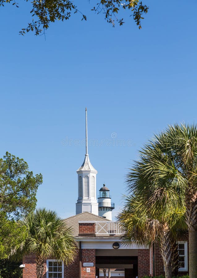 Cupola Spire and Lighthouse Stock Photo - Image of travel, landmark ...