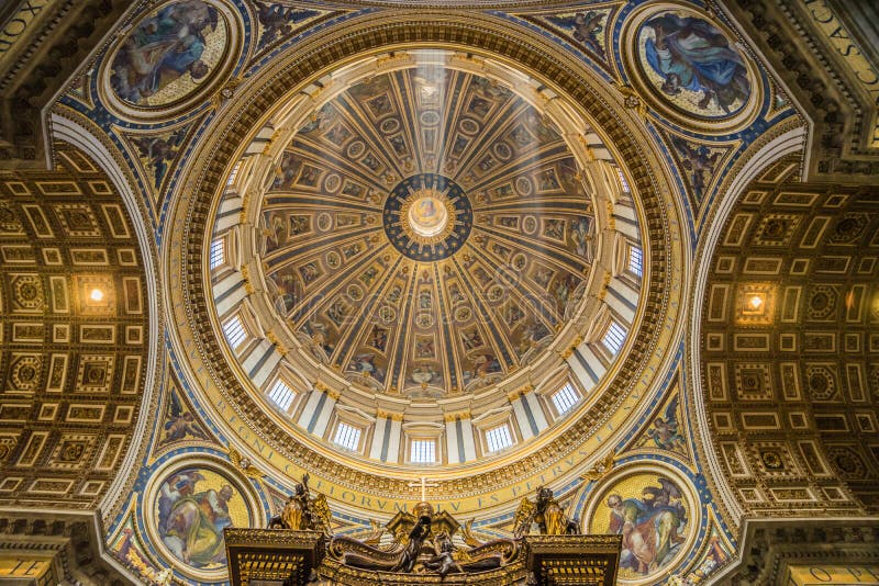 Cupola St. Peter editorial image. Image of rome, europe - 55199810