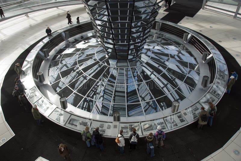 The Cupola on Top of the Reichstag Building in Berlin Editorial Image ...