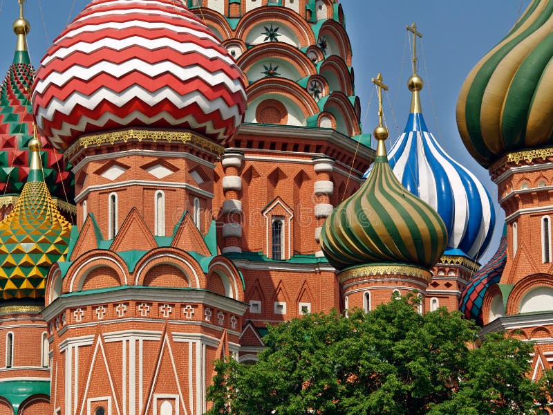 Cupole a Forma Di Cipolla Sbalorditive Della Cattedrale Del Basilico ...