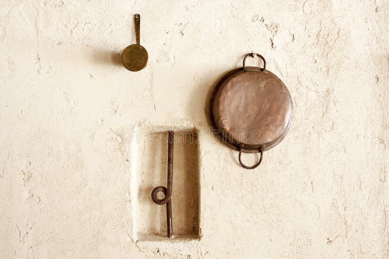 Cupper decorative pans stock image. Image of kitchenware - 45824503