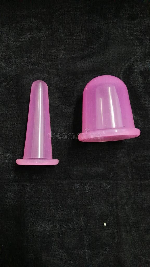 Cupping Therapy Silicon Cups Stock Image - Image of therapy, silicon ...