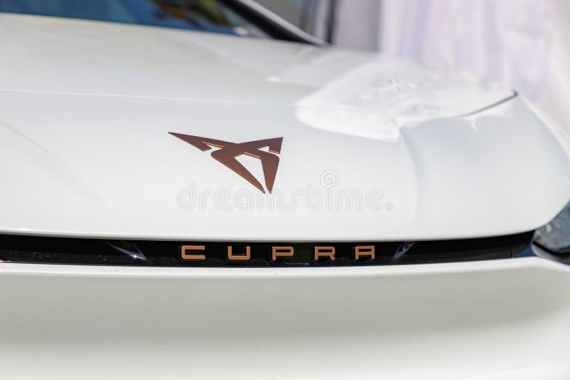 Cupra Logo editorial photography. Image of logo, transportation - 289834112