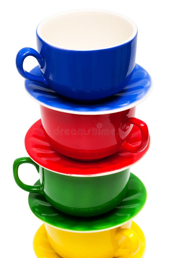Cups stock image. Image of kitchenware, balance, objects - 15962997