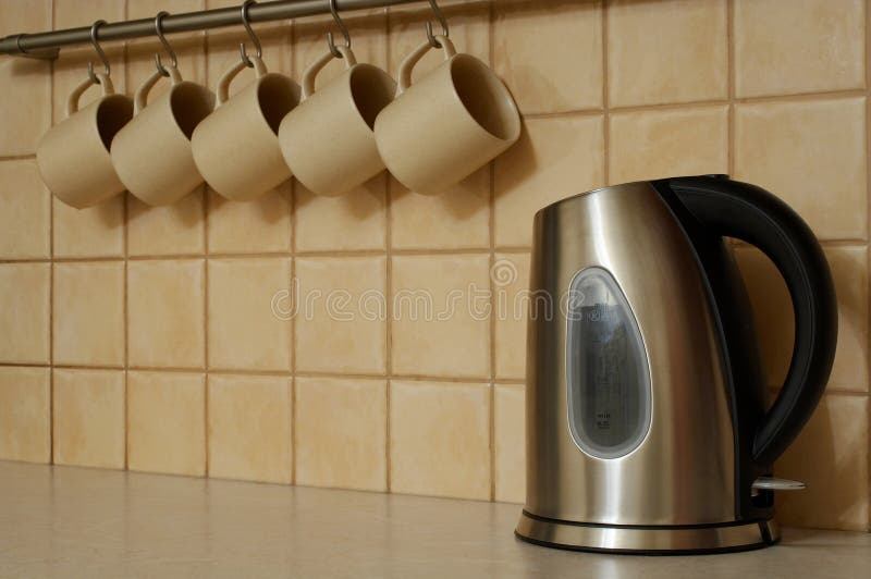Cups and kettle stock photo. Image of time, pottery, detail - 1719086