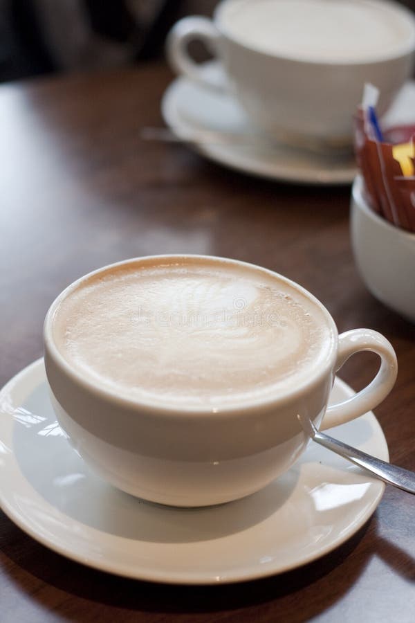 Cups of lattes stock photo. Image of vertical, meat, nonalcohol - 38705636