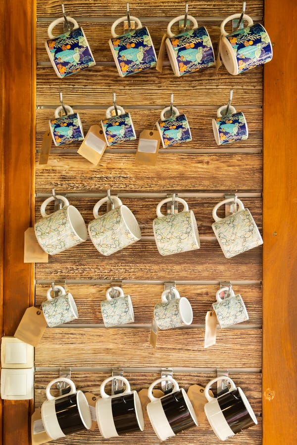 Cups on Wooden Panel for Sale Stock Photo - Image of reserve, beautiful ...