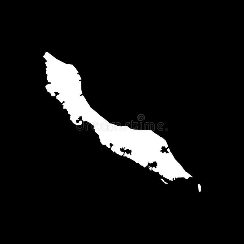 Curacao Map Illustration Icon Stock Vector - Illustration of flag ...