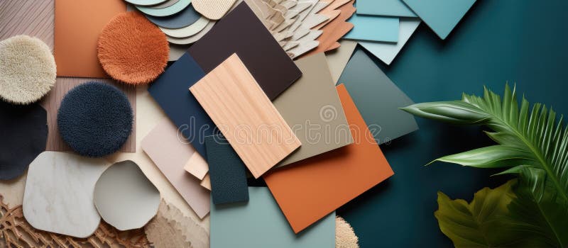 A Curated Collection of Diverse Materials and Colors for Interior ...