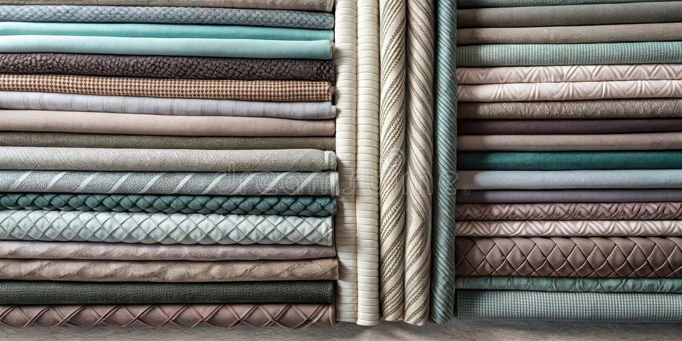 A Curated Collection of Textile Samples Showcasing Diverse Textures and ...