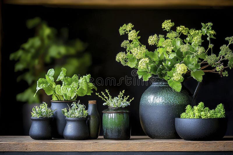 A Curated Display on a Rustic Wooden Shelf Captures the Essence of ...