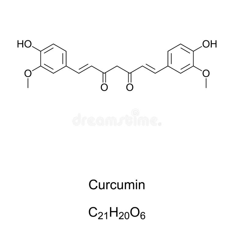 Chemical Structure Curcumin Stock Illustrations – 62 Chemical Structure ...