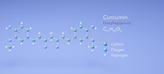 Curcumin, Curcuma, Molecular Structures, 3d Model, Structural Chemical ...