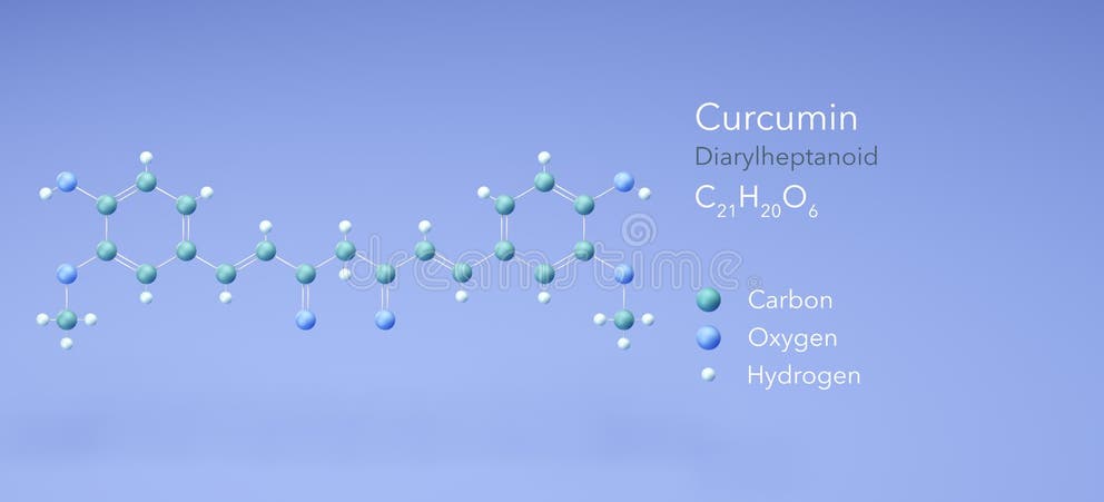 Curcumin, Curcuma, Molecular Structures, 3d Model, Structural Chemical ...