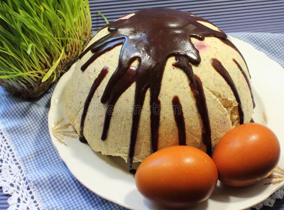 Curd Easter stock image. Image of eggs, character, candy - 52623515