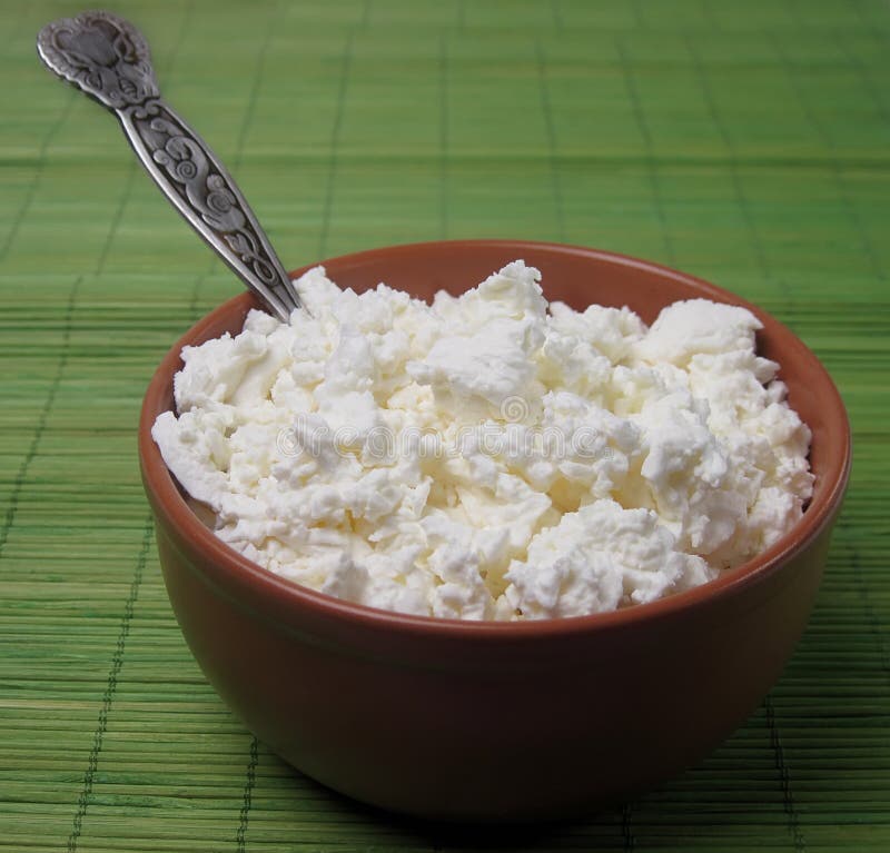 Curd on a plate stock image. Image of nutrition, quark - 22909997