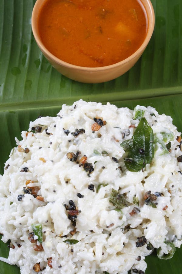 Curd Rice from South India stock image. Image of yogurt - 38560615