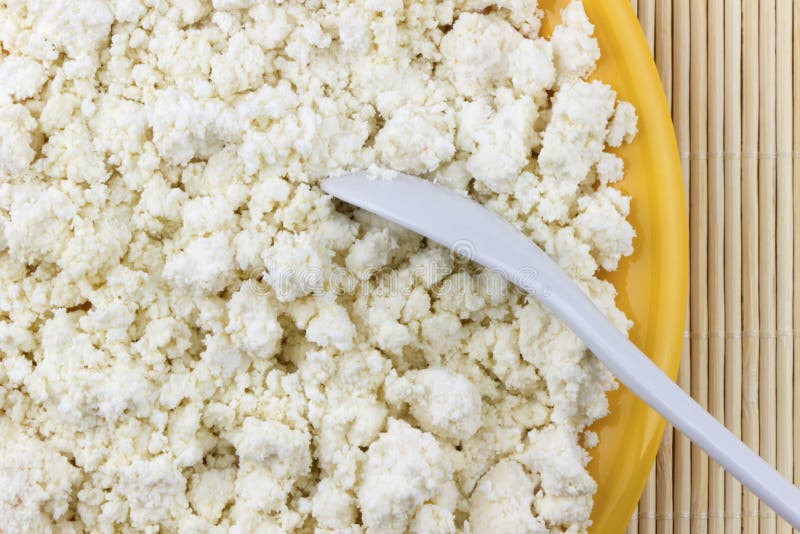 Curd stock image. Image of dieting, bowl, calcium, gourmet - 52364975