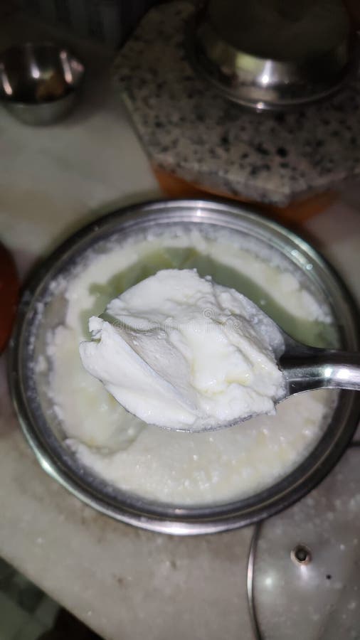 Curd, Yoghurt, Curd in Spoon Stock Photo - Image of spoon, cuisine ...