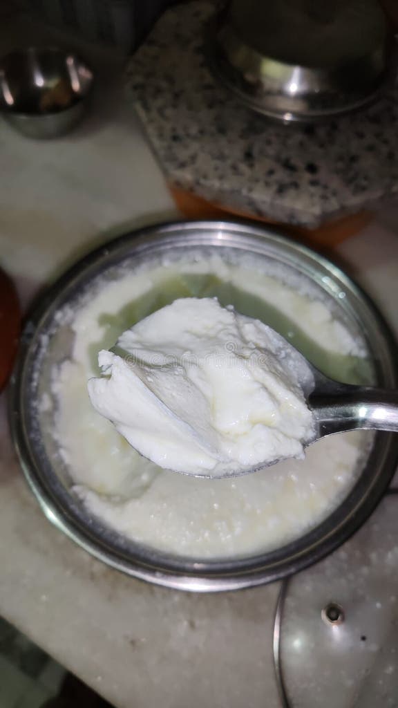 Curd, Yoghurt, Curd in Spoon Stock Photo - Image of spoon, cuisine ...