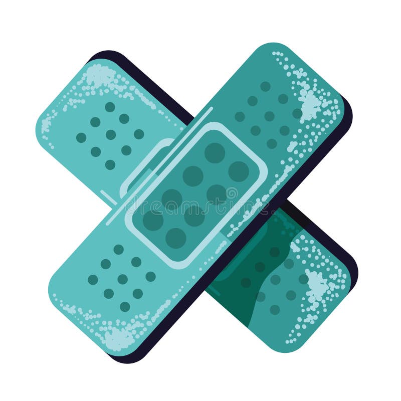 Crossed Bandages Stock Illustrations – 31 Crossed Bandages Stock ...