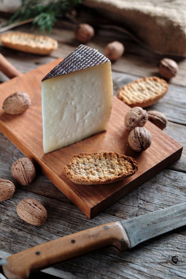 Cured Cheese with Rustic Background Stock Photo - Image of rustic ...