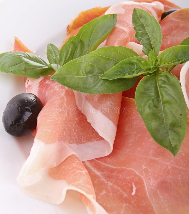 Cured ham stock image. Image of food, parma, delicatessen - 20016405