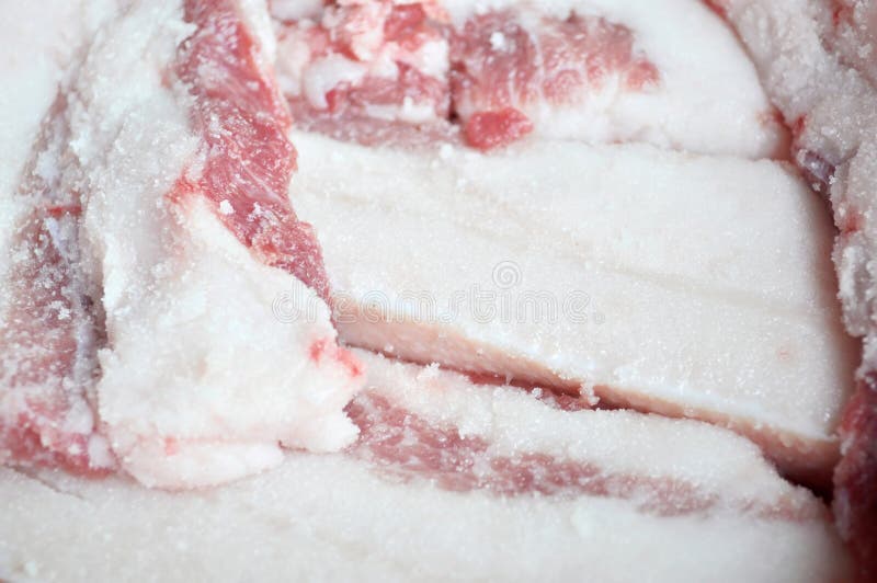 Cured meat stock image. Image of gourmet, lard, food - 17769083
