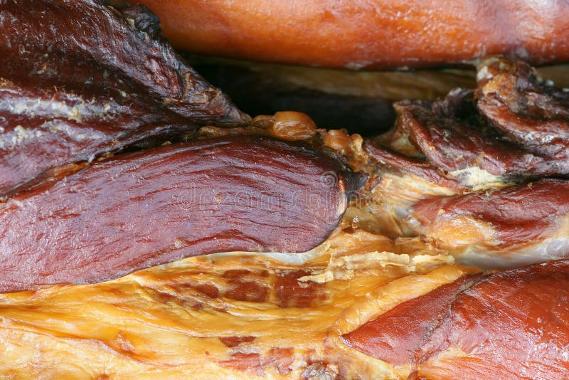 Cured meat stock photo. Image of eating, artifactitious - 34563928