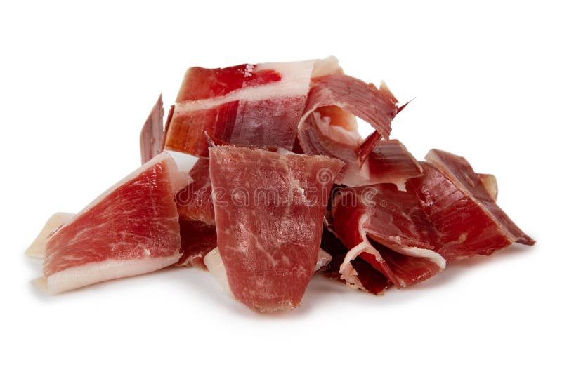 Cured meat ham jamon slice stock photo. Image of roll - 272405250