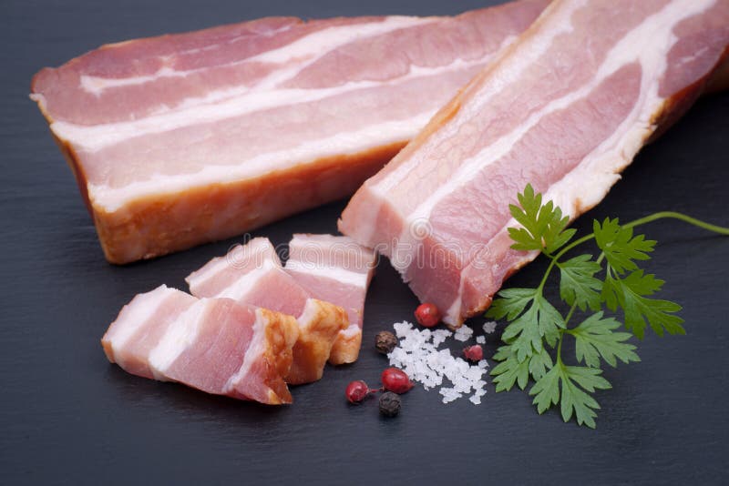 Cured meat stock image. Image of meat, herbs, pepper - 30508359