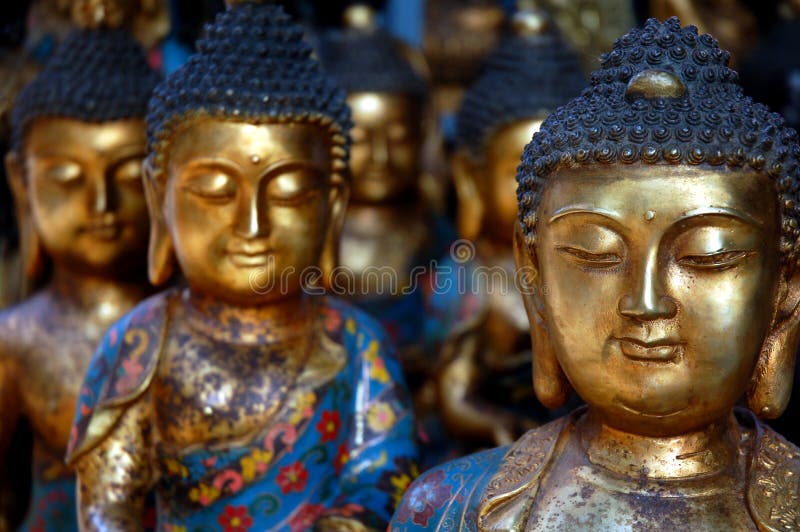 Curio stock image. Image of ancient, typical, copper, buddha - 5985561