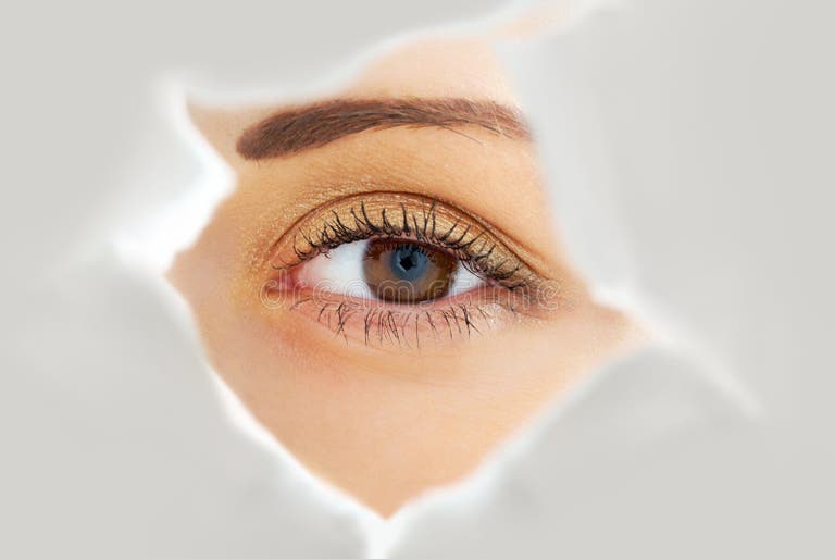 Curiosity stock image. Image of copy, female, face, beauty - 17020965