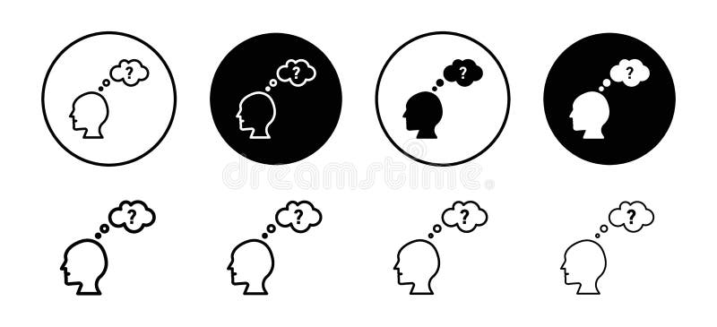 Curiosity Icon Vector Set Collection for Web Stock Vector ...