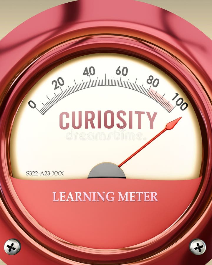 Curiosity and Learning Meter that is Hitting a Full Scale, Showing a ...