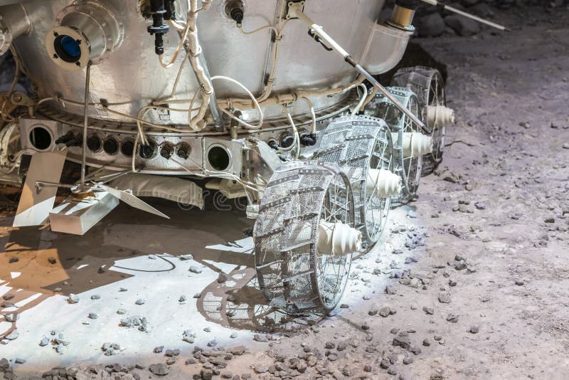 Curiosity Moon Rover Exploring New Lands B Stock Photo - Image of ...