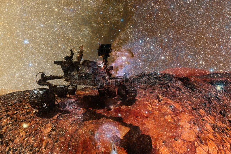 Curiosity Rover. Planet Mars. Elements of this Image Furnished by NASA ...