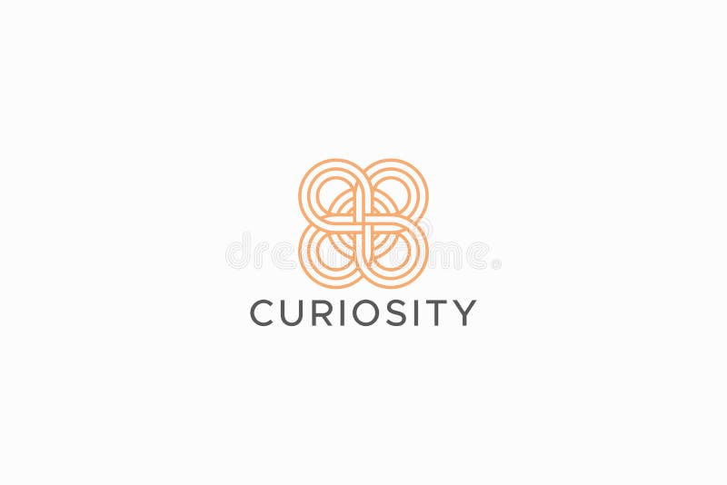 Curiosity Symbol Concept from Geometric Abstract Logo Stock Vector ...
