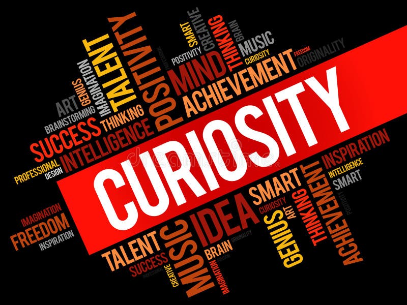 Curiosity Word Cloud Collage Stock Illustration - Illustration of ...
