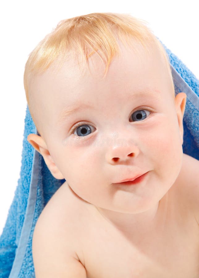 Curious Baby Reading a Book Stock Photo - Image of childhood, girl ...