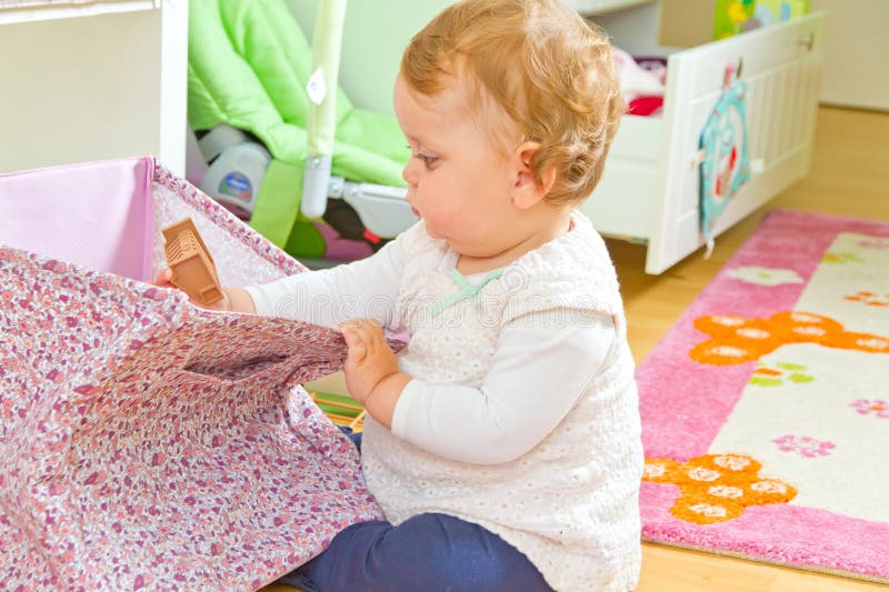 Curious baby stock photo. Image of girl, eyes, learning - 45342200