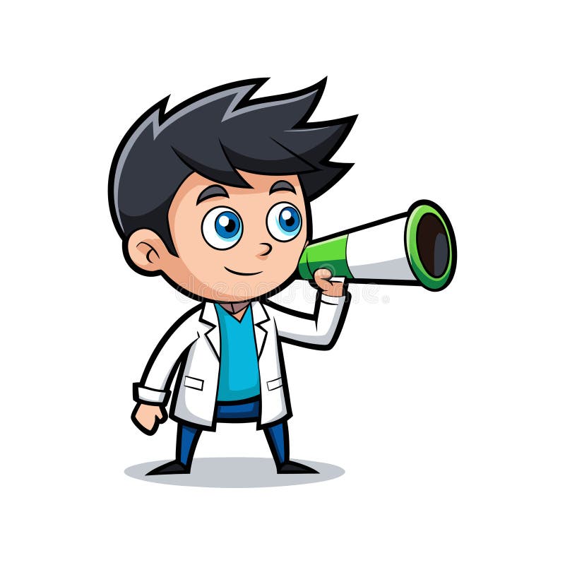 Curious Boy Astronomer stock vector. Illustration of telescope - 354452057