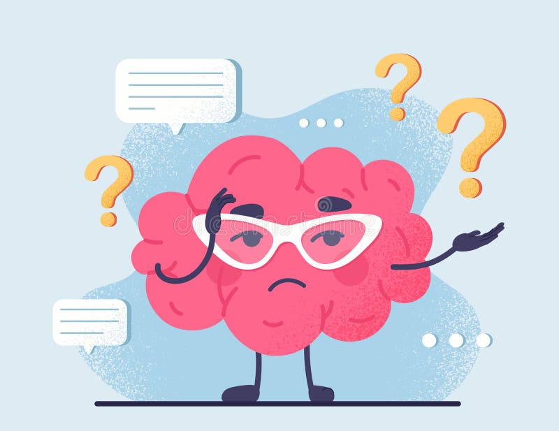 Curious brain concept stock vector. Illustration of puzzle - 268822457