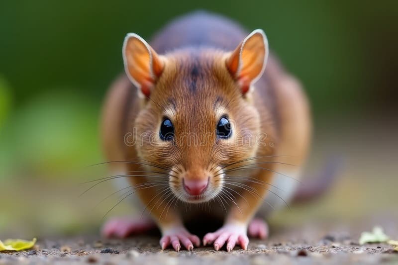 Curious Brown Rat Exploration Stock Illustration - Illustration of ...