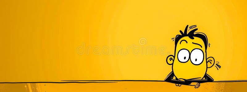 Cartoon Character Peeking Over Stock Photos - Free & Royalty-Free Stock ...