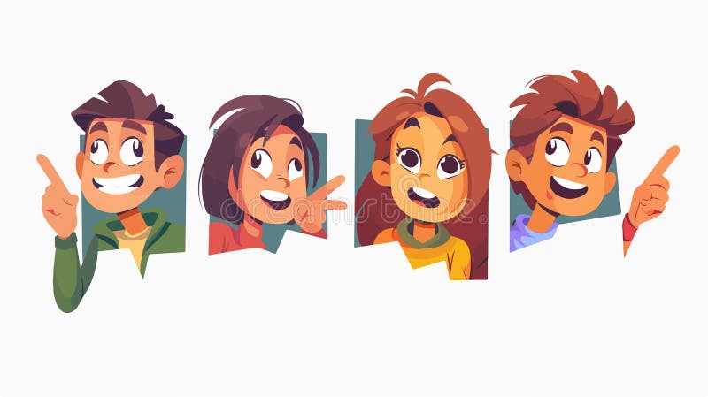 A Curious Character Peeking from Behind a Wall in a Whimsical Design ...