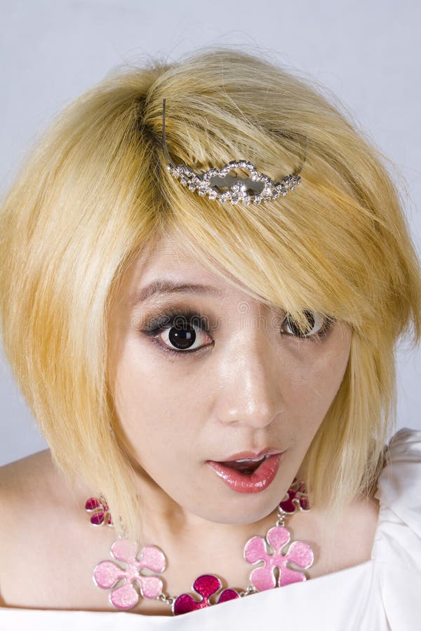 Curious chinese girl stock image. Image of fashion, adult - 13143601