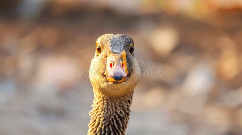 A Curious Duck Looking at Camera Stock Photo - Image of feathers, gaze ...
