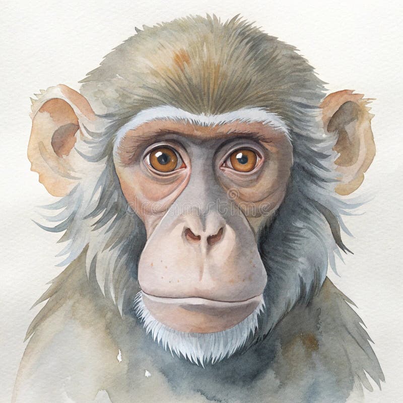The Curious and Dynamic Monkey Captured in Stunning Detail Stock ...